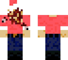 santa exploded | Minecraft Skin