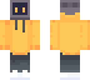yellow hoodie | Minecraft Skin