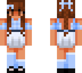 Blue Bow | Minecraft Skin