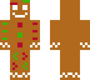 ginger bread man | Minecraft Skins