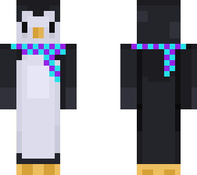 Penguin scarf checkered | Minecraft Skin