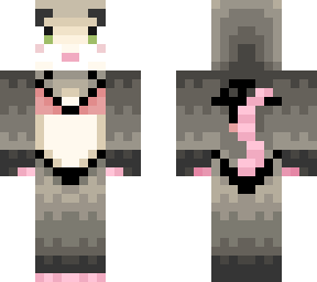 Possum in a cute bikini | Minecraft Skin