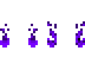 Purple Fire Hands Accessory for Skin | Minecraft Skin