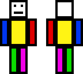 rainbow lockdownlife | Minecraft Skin