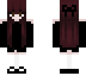 red hair ribbon | Minecraft Skin