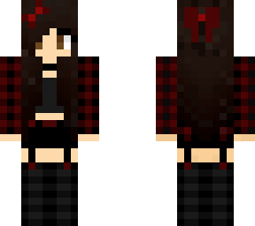 somy ribbon dark red | Minecraft Skin