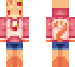 strawberry cat | Minecraft Skins