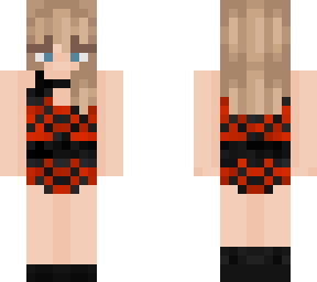 Taylor Swift Rep Tour- Blank Space/Bad Blood/SSN Outfit (Red) | Minecraft Skin