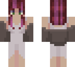 white dress | Minecraft Skins
