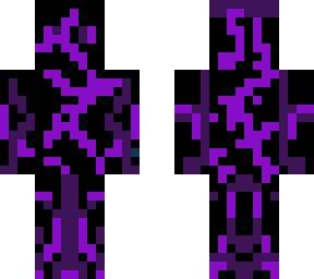 crying obsidian man | Minecraft Skin