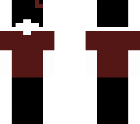 emo boy red | Minecraft Skin
