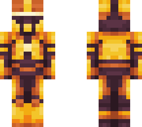 Gilded Exosoldier | Minecraft Skin