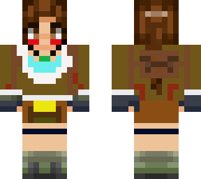 Lara Croft Bomber Jacket | Minecraft Skin