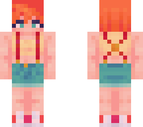 misty - pokemon (64x) | Minecraft Skin