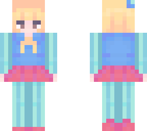 ms. puff - spongebob squarepants (gijinka) (64x) | Minecraft Skin