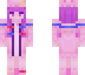 patchouli knowledge - touhou project (64x) | Minecraft Skin
