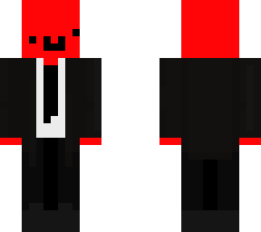 red blob in suit | Minecraft Skin