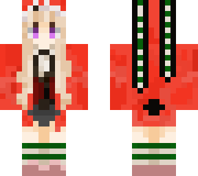runa yomozuki christmas | Minecraft Skin