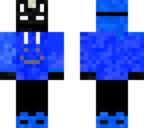 Blauer Masken Man | Minecraft Skin
