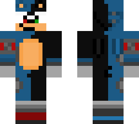 Cyber the Hedgehog (Remastered!) | Minecraft Skin