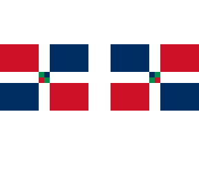 Dominican Republic Flag | Minecraft Skin
