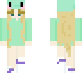 frog girl | Minecraft Skins