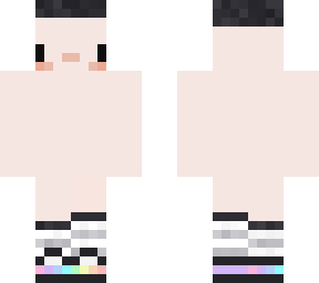 rainbow shoes/socks | Minecraft Skin