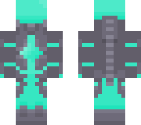 Vortex Armor from Terraria | Minecraft Skin