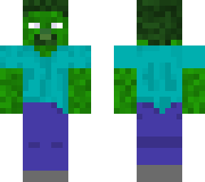 Zombie Steve | Minecraft Skin