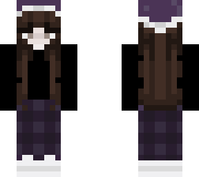 Christmas Girl (dark purple) | Minecraft Skin