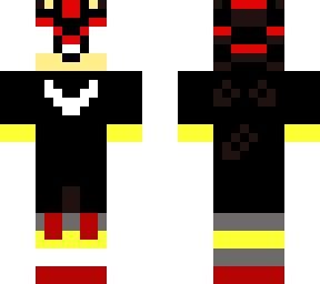 Classic Shadow the Hedgehog | Minecraft Skin