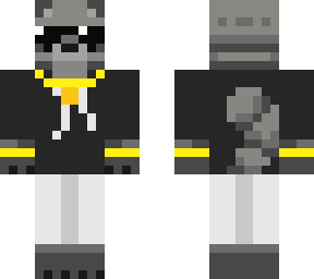 Cool Raccoon | Minecraft Skin