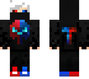 Half Demon half Human | Minecraft Skin