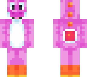 Pink yoshi | Minecraft Skin