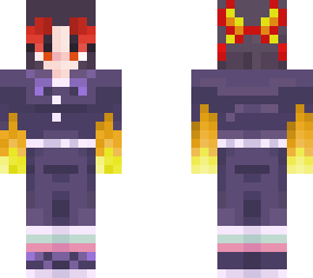 shinobu fire hashira | Minecraft Skin