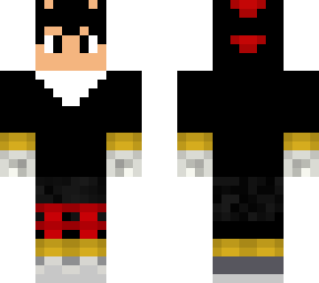 ~Human Classic Shadow The Hedgehog~ | Minecraft Skin