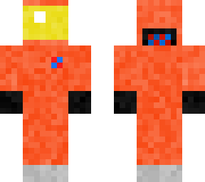 astronaut [chase] yel0w viser | Minecraft Skin