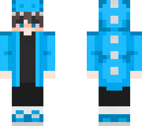 Blue dino boy | Minecraft Skin