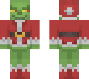 Classic body Christmas Grinch | Minecraft Skin