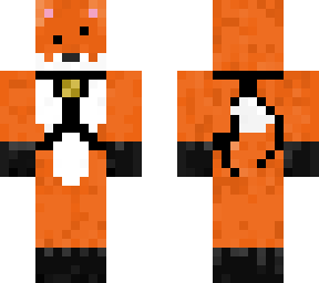 harness fox furry | Minecraft Skin