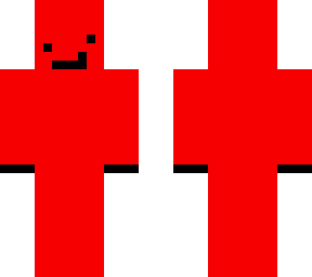 Red goofy smile | Minecraft Skin