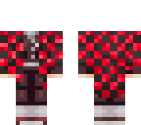 Red haori | Minecraft Skin