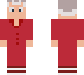 Scott Calvin 28 years later with red christmas pjamas | Minecraft Skin