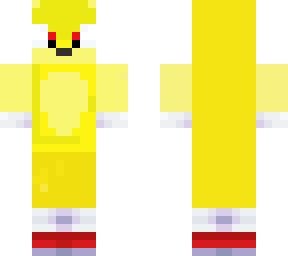 (Modern) Super Sonic | Minecraft Skin