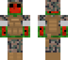 watermelon man with faded Marpat | Minecraft Skin