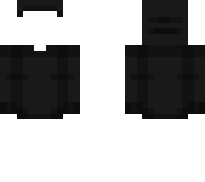 - basic black hoodie - | Minecraft Skin