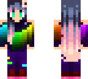 Aurorian harmony | Minecraft Skin