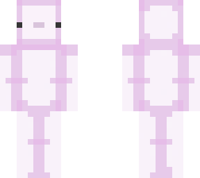 Axolotl with Seal Mask for people | Minecraft Skin