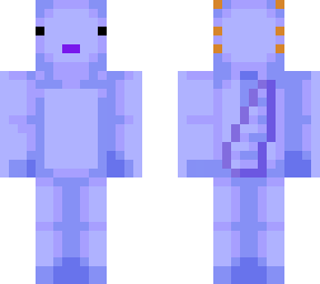 Blue Axolotl | Minecraft Skin