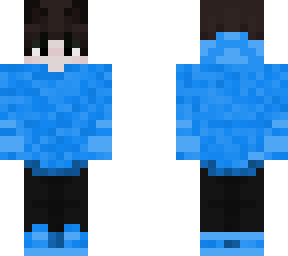 Cool blue boy | Minecraft Skin